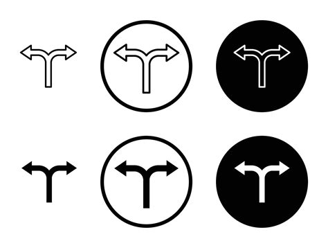 Split Line Icon Set Vector Art At Vecteezy