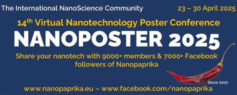 Dr Andras Paszternak On Linkedin Nanoposter 2025 14th Virtual Nanotechnology…