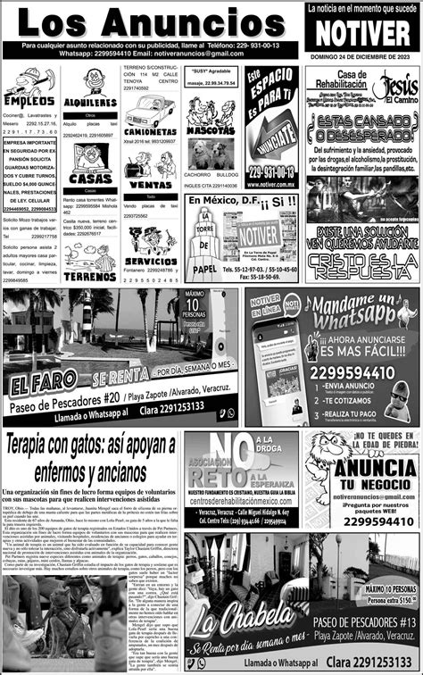 Los Anuncios Avisos Y DemÁs Domingo 24 De Diciembre 2023