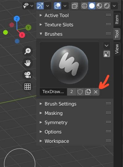 Osx Cannot Delete Paint Brush Nor Texture In Texture Slots Blender