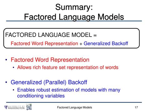 Ppt Factored Language Models Powerpoint Presentation Free Download