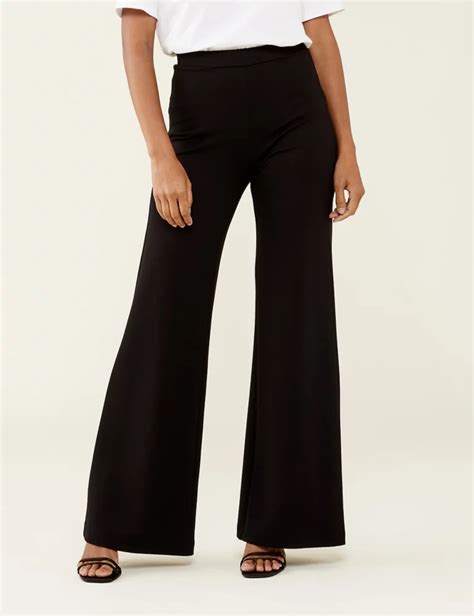 Elasticated Waist Wide Leg Trousers Finery London Mands