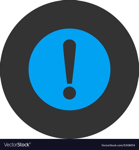 Problem Flat Blue And Gray Colors Round Button Vector Image