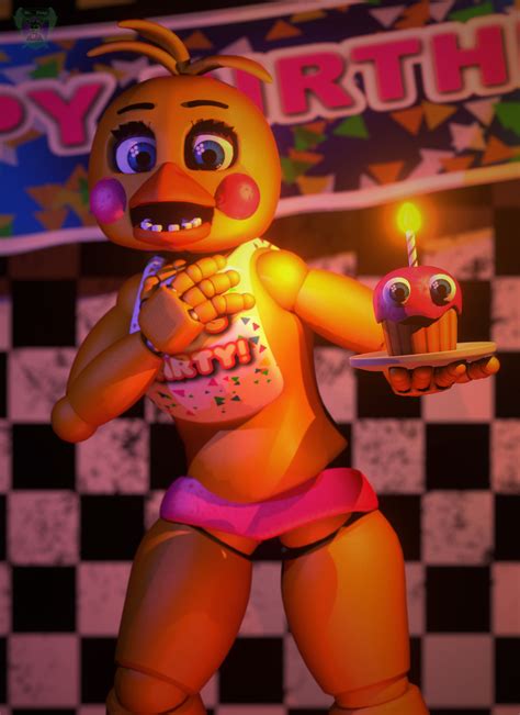 Blender Fnaf 2 Toy Chica Poster Remake By Xxmrtrapxx On Deviantart
