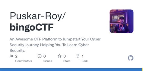 GitHub Puskar Roy BingoCTF An Awesome CTF Platform To Jumpstart Your