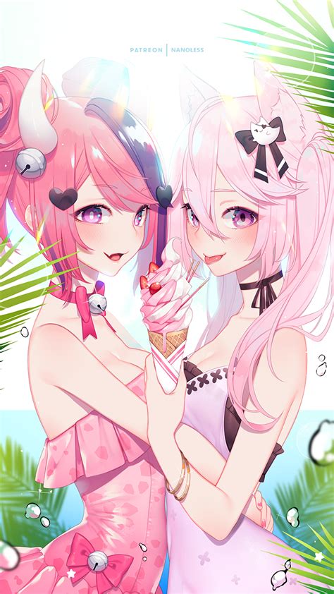Nyanners And Ironmouse By Nanoless Hentai Foundry