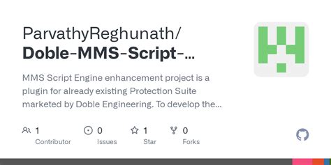 GitHub ParvathyReghunath Doble MMS Script Engine Enhancements