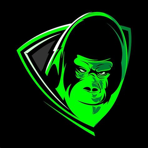 Premium Vector Mascot Of Gorilla Head