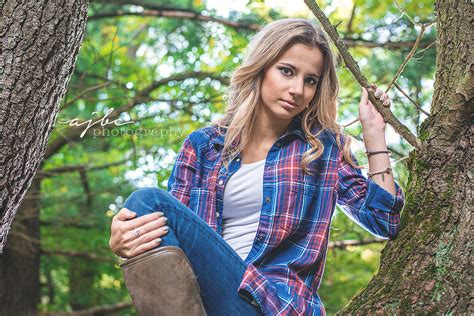 Gravel And Grit Senior Session On Country Backroads And Downtown Port