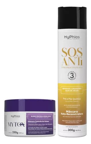 MyPhios Kit Btox Mytox Blond 250g Sos Antiemborrachamento 300g