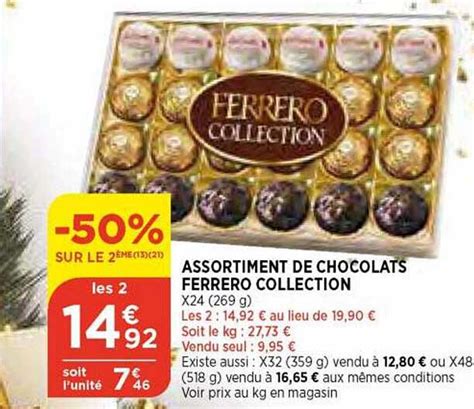 Promo Assortiment De Chocolats Ferrero Collection Chez Bi1 ICatalogue Fr