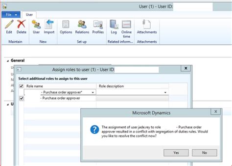 Issue While Assigning Security Role Below Conflict Error Occurs In Ax 2012