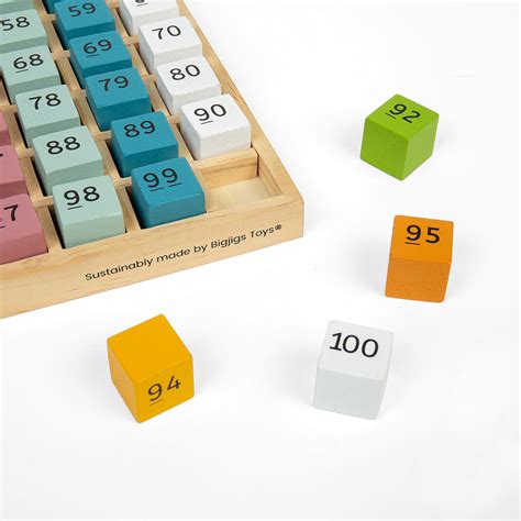 Number Tray AAA Certified Sustainably Sourced Wood The Toy Centre
