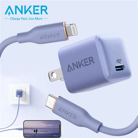 Anker Nano W Adapter With Powerline III Flow Lightning Cable GadStyle BD