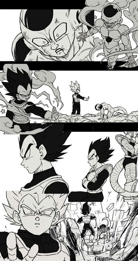 Vegeta And Frieza Fond Decran Dessin Dessin Goku Dessin De Visage