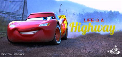 Lightning Mcqueen Life Is A Highway By Bleakaunt 3335x1574