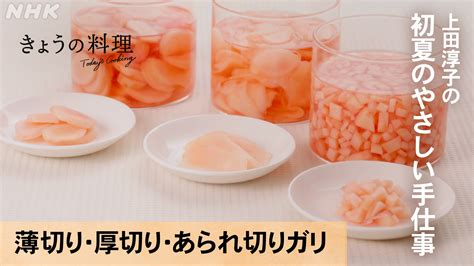 「上田淳子の初夏のやさしい手仕事」 新しょうがを味わう きょうの料理 Nhk
