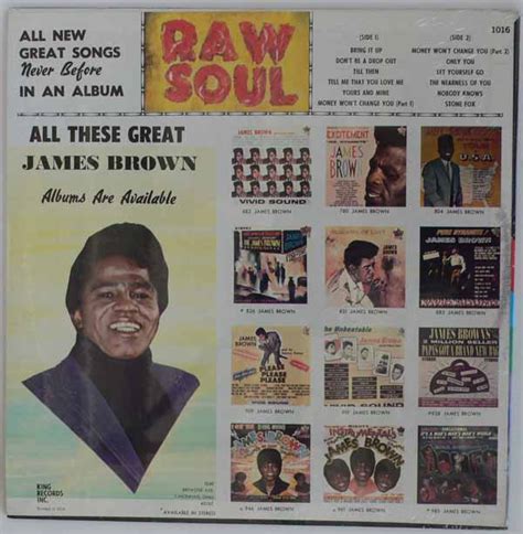 James Brown Sealed Sings Raw Soul Lp