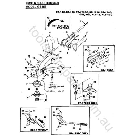 Homelite Line Trimmer Spare Parts | Reviewmotors.co