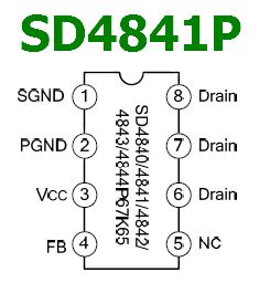 SD4841P Datasheet PDF Current Mode PWM Controller