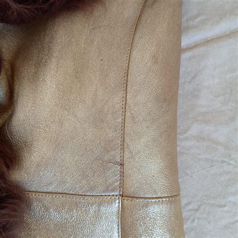 Gilet Patrizia Pepe In Montone Color Dorato E Depop