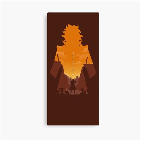 Arataki Itto Genshin Impact Canvas Print For Sale By Kiske Design