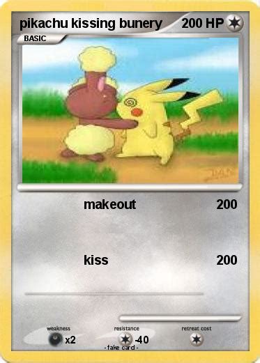 Pokemon Pikachu And Buneary Kiss