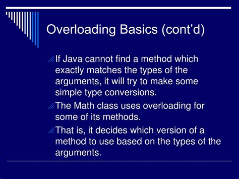 Ppt Java Method Overloading Examples And Basics Powerpoint Presentation Id9698988