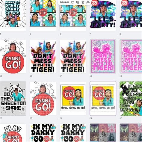 Danny Go Printables Etsy
