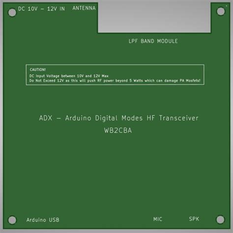 adx arduino digital transceiver ankara telsiz ve radyo amatörleri