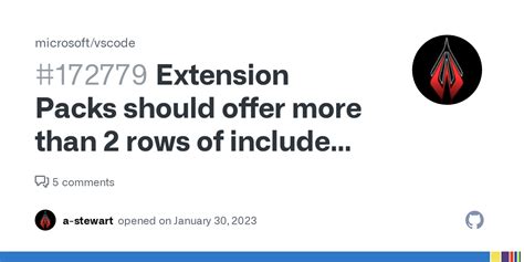 Extension Packs Should Offer More Than 2 Rows Of Included Extensions