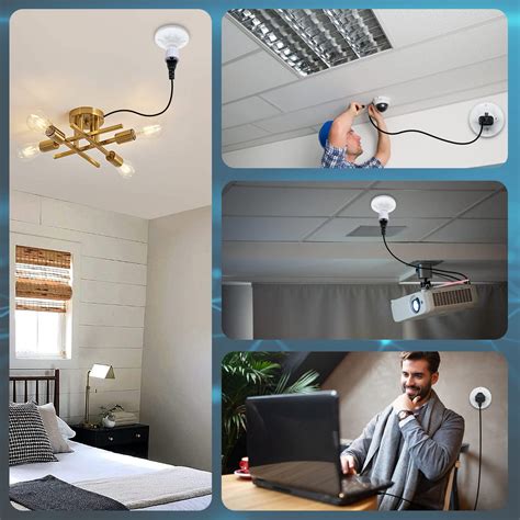 Buy Pack Prong Light Socket To Plug Adapter Polarized Light Socket Adapter E E Light