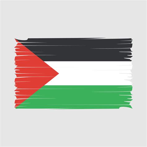 Palestine Flag Brush Vector 20229911 Vector Art At Vecteezy