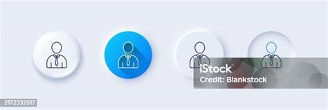 사용자 줄 아이콘입니다 프로필 아바타 기호입니다 선 아이콘 벡터 0명에 대한 스톡 벡터 아트 및 기타 이미지 0명 3차원 형태 고급 Istock