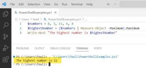 How To Find The Highest Number In An Array In Powershell