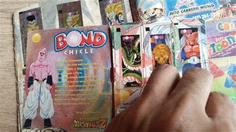 ÁLBUM DE FIGURINHAS DRAGON BALL Z GT CHICLE BOND PARATI 2003 2006