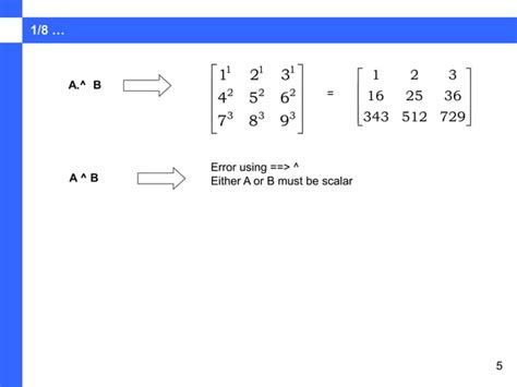 Chapter 6 Matrices In Matlab Ppt