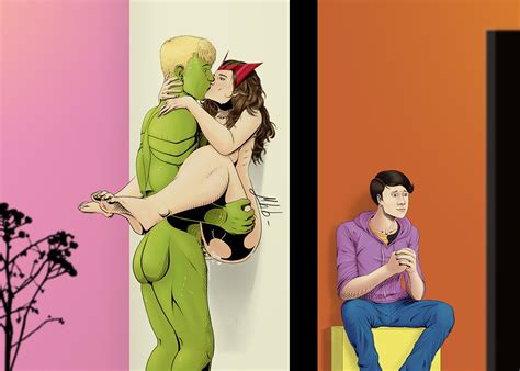 Commission Scarlet Witch X Hulkling Hard Shadows Variant By Mhb