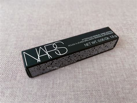 Nars＊アフターグロー センシュアルシャイン リップスティック コスメ日記