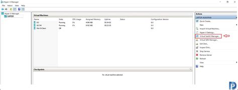 Hyper V Machines Not Connecting To The Internet