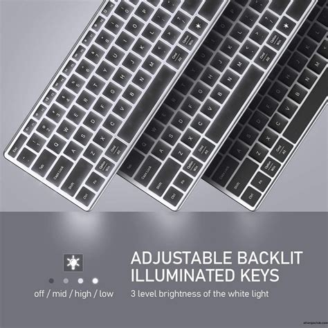Jelly Comb Multi Device Ultra Slim Rechargeable Keyboard Aliangsclub