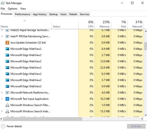 How Can I Disable Microsoft Edge Webview From Task Manager R Windows