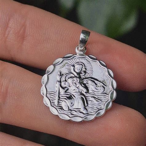 Medium St Christopher Medal Celtic Cross Online