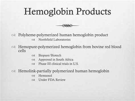 Ppt Blood Substitutes Powerpoint Presentation Free Download Id2530030