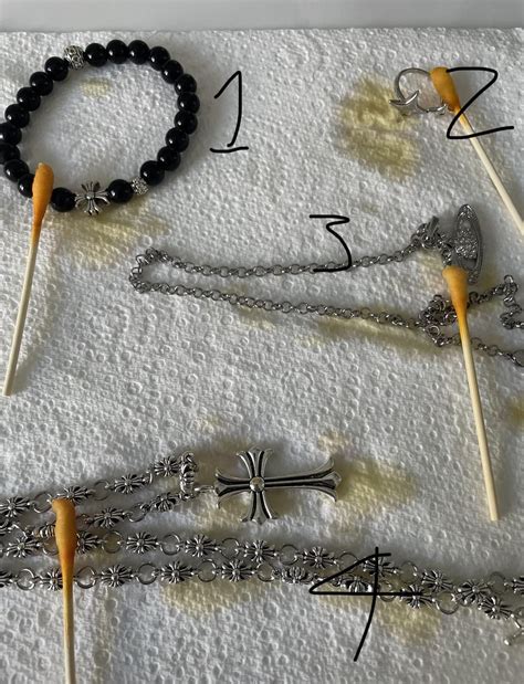Lead Test On Rep Jewellery Chrome Hearts Necklace Chrome Hearts