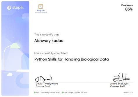 aishwary kadao on linkedin python skills for handling biological data i spent one week on this…