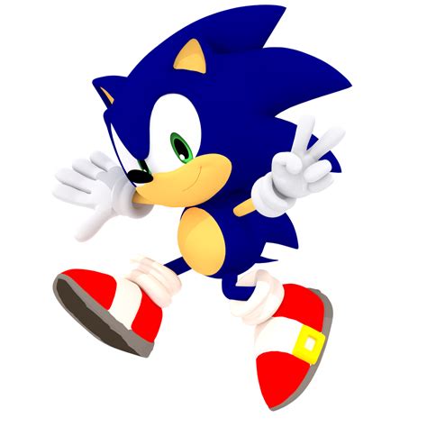 Classic Sonic Modernized Render 2017 By Matiprower On Deviantart