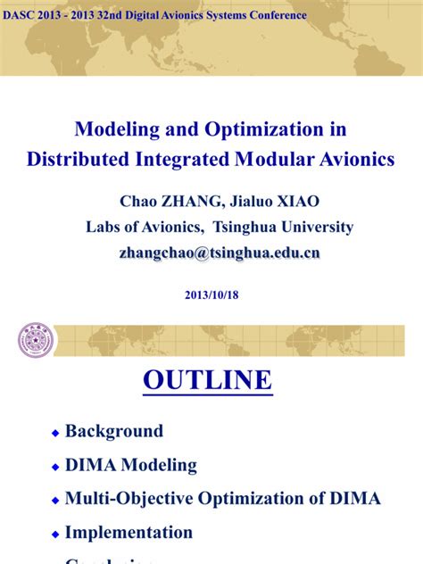 Modeling And Optimization In Distributed Integrated Modular Avionics