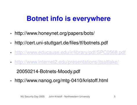 ppt botnets detection and mitigation dns based techniques