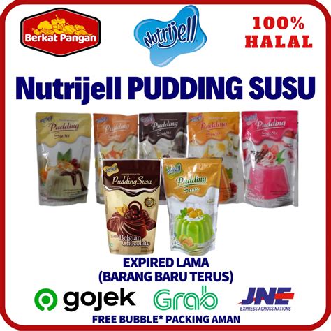 Jual Nutrijell Pudding Susu Jelly Agar Pudding Powder Shopee Indonesia